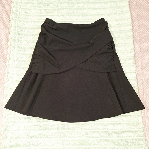 Club Monaco | Skirts | Club Monaco Flared Miniskirt Sz 4 Black | Poshmark